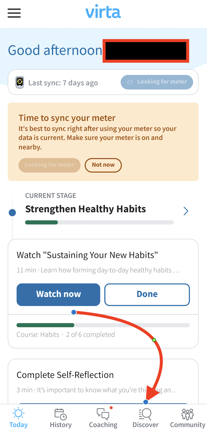 How to Use Discover – Virta