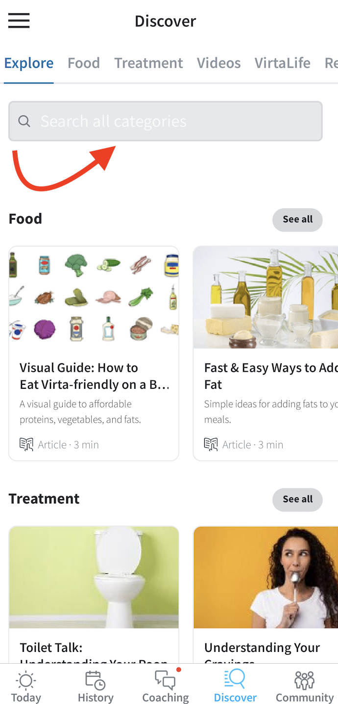 How to Use Discover – Virta
