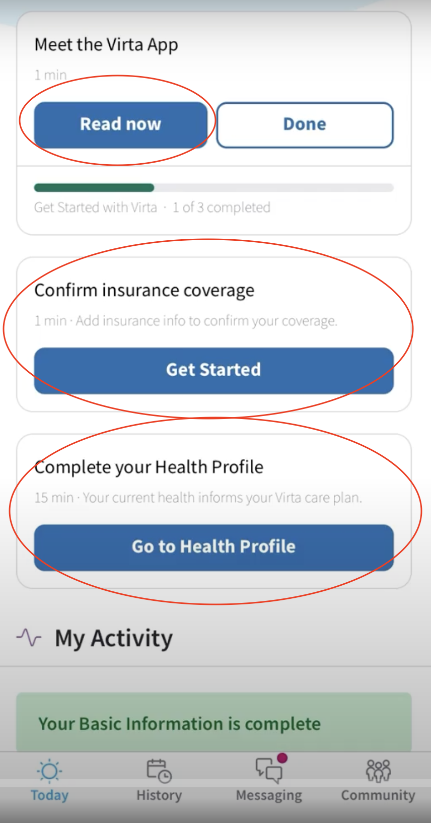 Application and Enrollment step by step guide – Virta